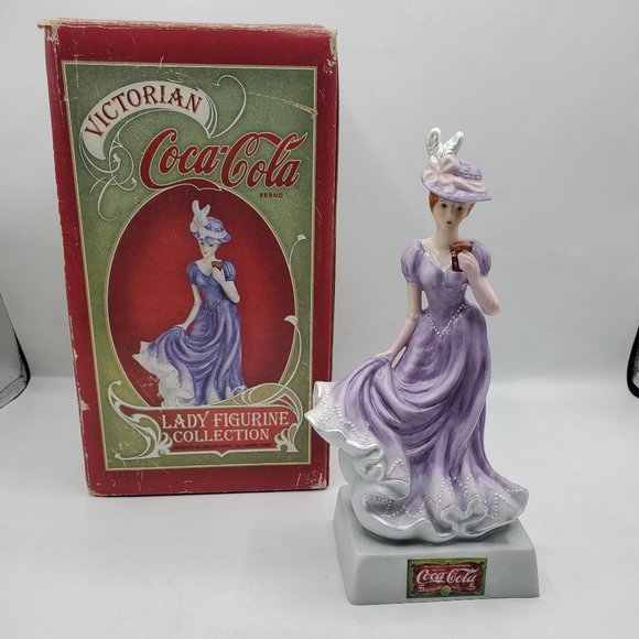 Coca Cola | Art | Vintage 200 Coca Cola Victorian Lady Figurine | Poshmark